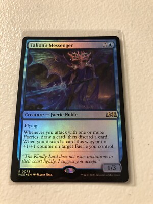 Talion’s Messenger Foil Wilds Of Eldraine WOE MTG Magic Gathering Pack ...
