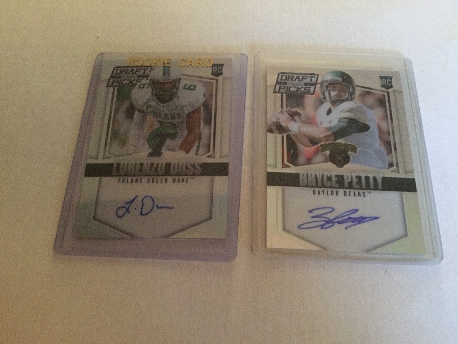2015 Prizm 2 Card Lot Bryce Petty & Lorenzo Doss Auto/Draft Pick | eBay