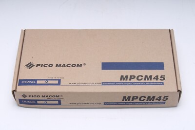 Pico Macom MPCM45-0 Universal Chassis Single A/V Mini-Modulator Channel ...
