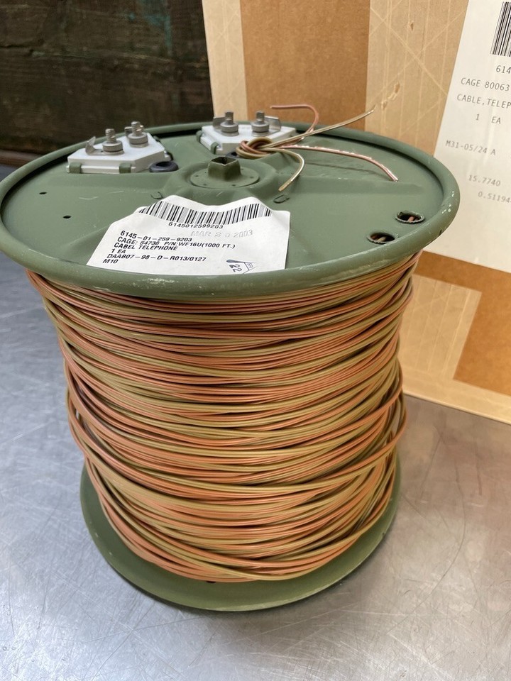 Military Telephone Radio Wire Spool WF16U, 6145-01-259-9203 | eBay