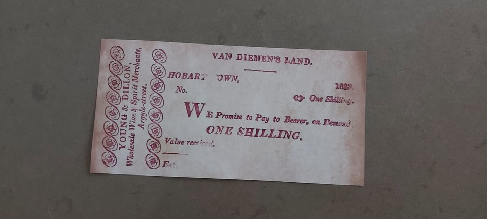 3 X Convict / Colonial Era Promissory Notes Facsimile + 1797 Cartwheel ...