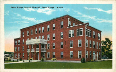 Postcard Baton Rouge General Hospital, Baton Rouge, Louisiana | eBay