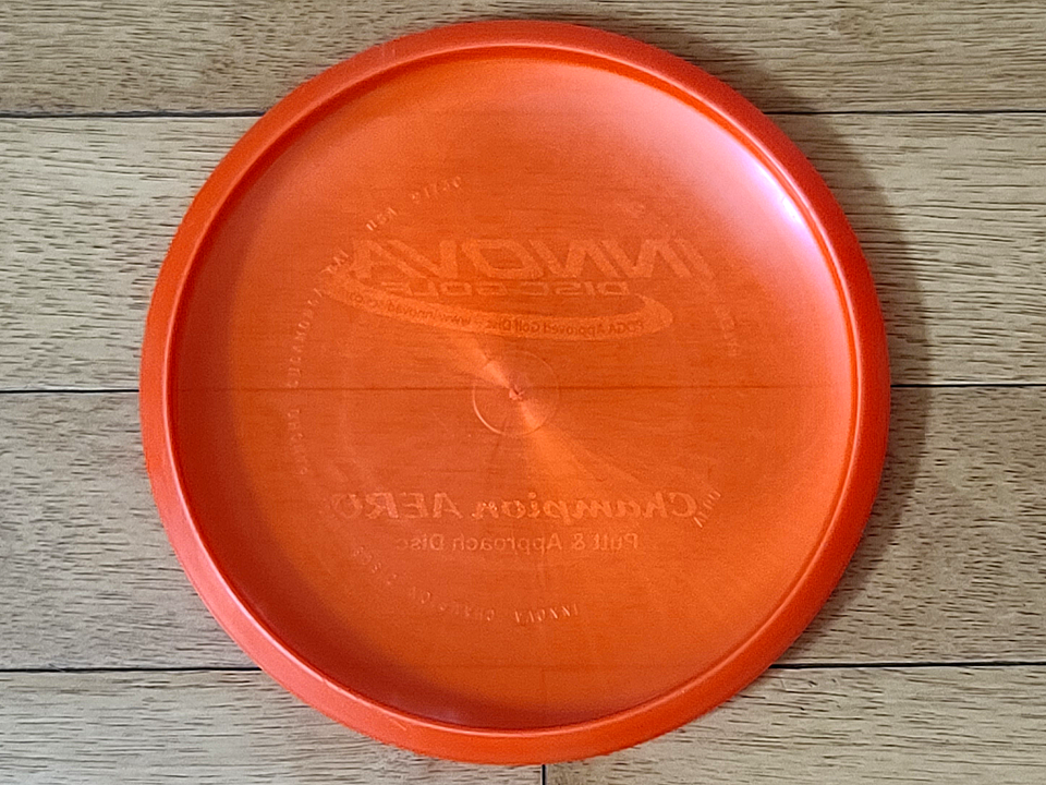 Innova AERO Champion Orange/Sparkly Silver Disc Golf gummy putter 181g ...