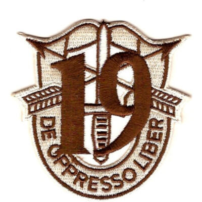 19th Special Forces Group Crest Desert Brown 19 Patch | eBay