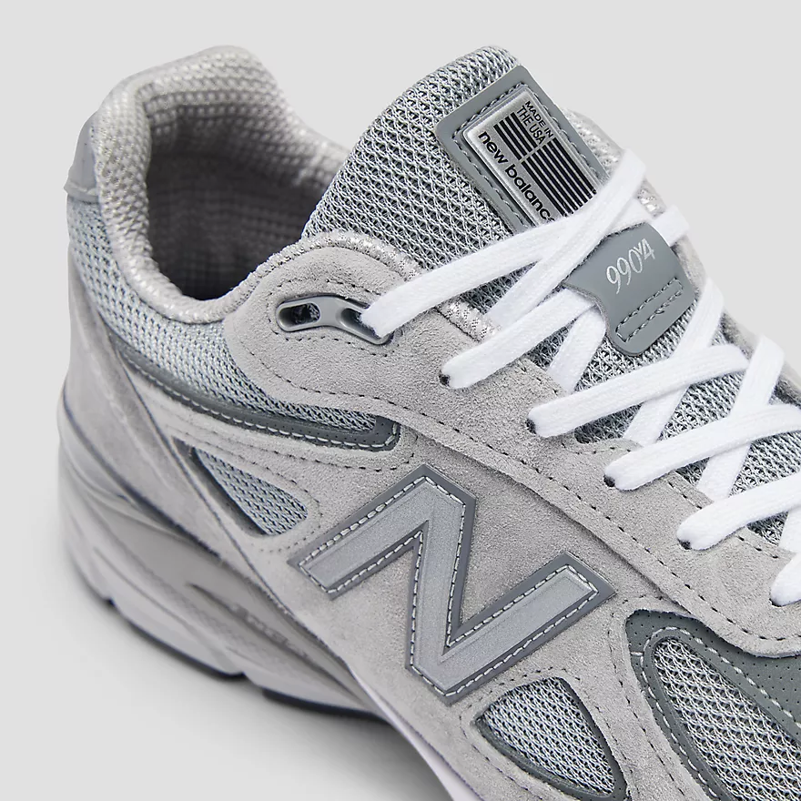 BRAND NEW Size 10.5 New Balance 990v4 Made in USA Grey Silver U990GR4 | eBay