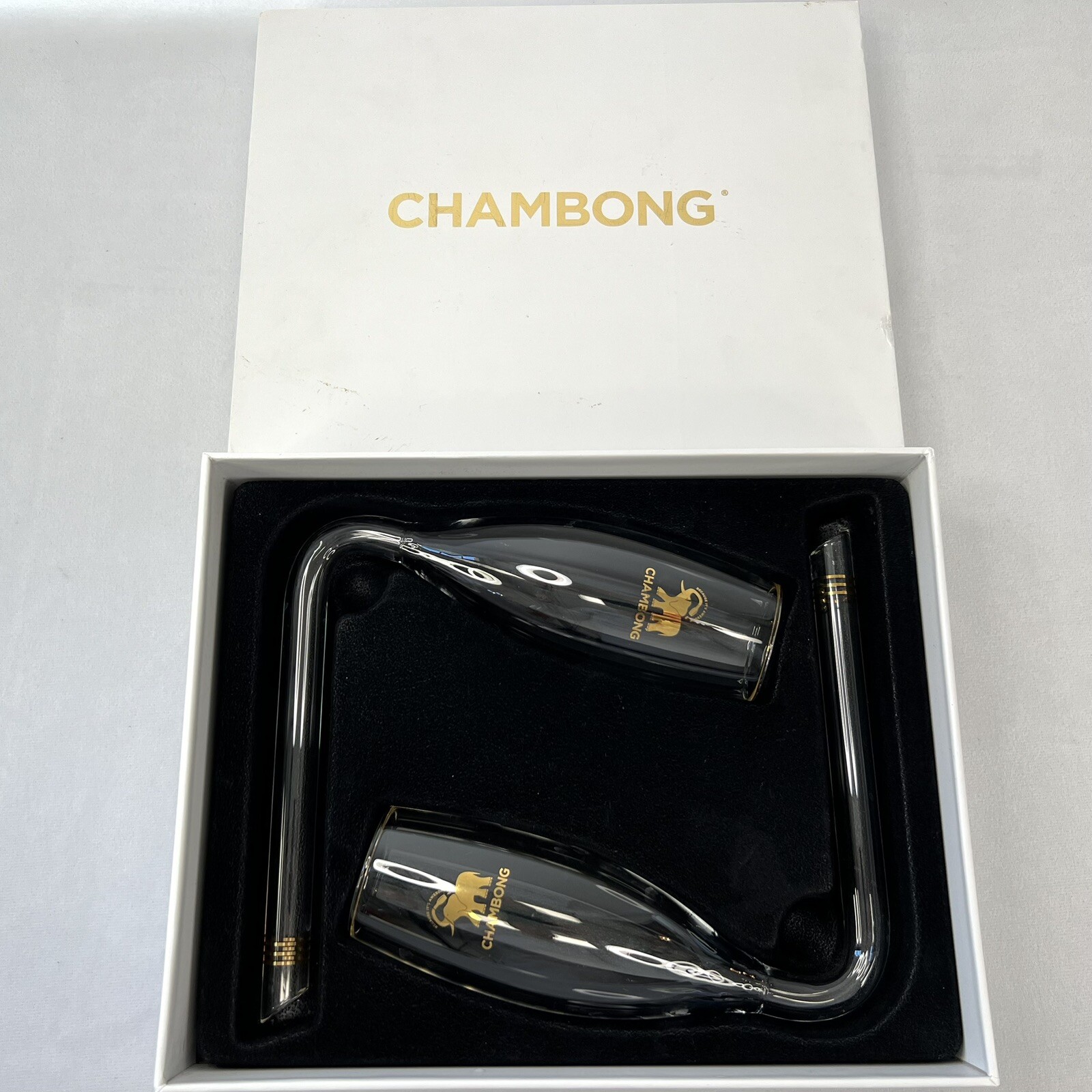 Chambong Rapid Champagne Glasses Set of Two Hand Blown Classic 6 oz | eBay