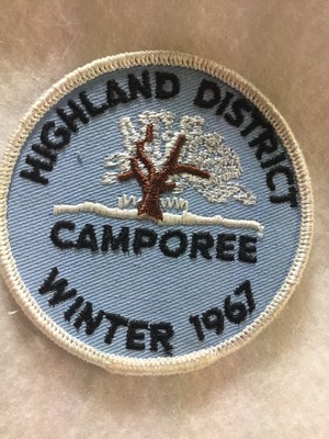 (b54) Boy Scouts - Highland District Camporee patch - Winter 1967 | eBay
