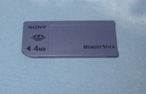 Sony 4 mb Memory Stick Card | eBay