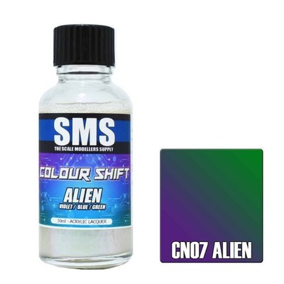 The Scale Modellers Supply - CN07 COLOUR SHIFT ALIEN (VIOLET/BLUE/GREEN ...