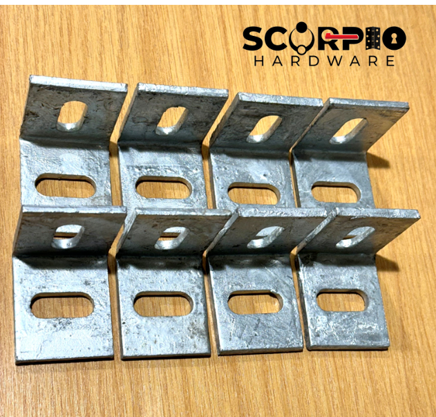 Heavy Angle Cleats Galvanised Brackets for Fencing | eBay UK