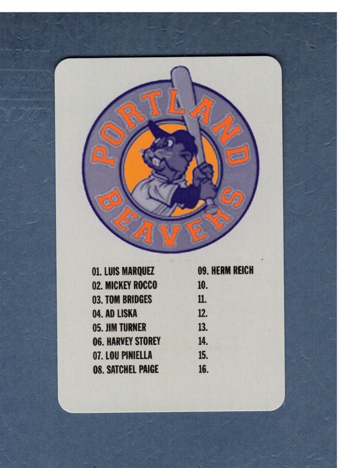 #7 LOU PINIELLA, Portland Beavers PCL ~ FIRST PRINTING color card ...