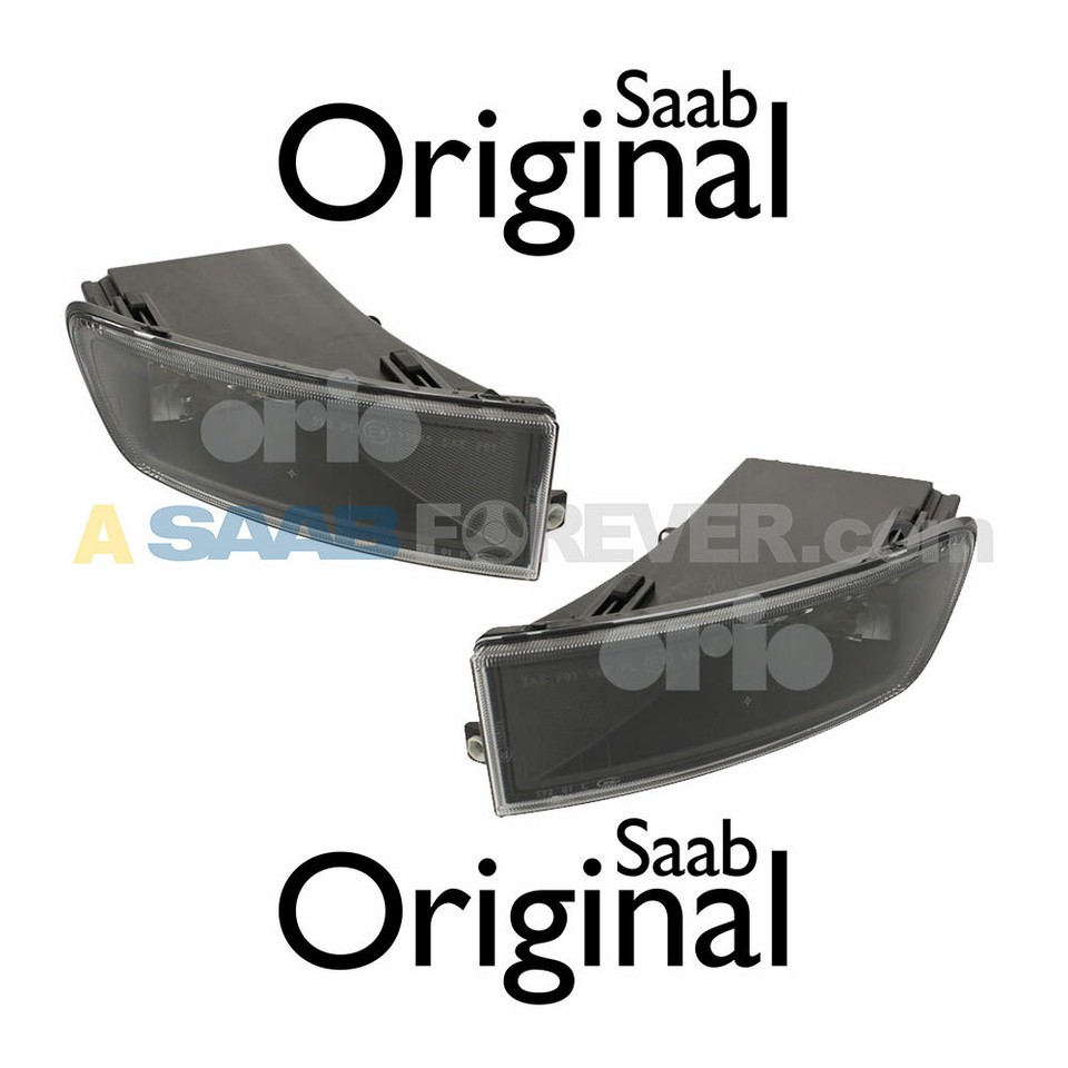 SAAB FOG LIGHT SET 9-3 03-07 OEM ORIGINAL GENUINE NEW PAIR 12777402 ...