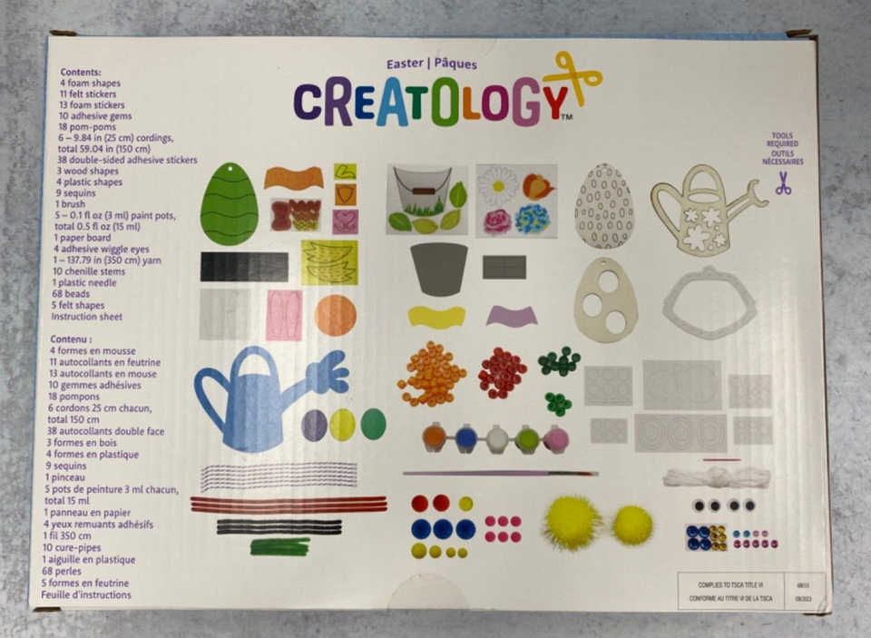 Creatology Easter Box of crafts makes 8 for ages 4+ Sunday school ...