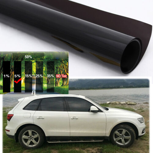 Universal 50cmx3m 5 Vlt Black Pro Car Home Glass Window Tint Tinting