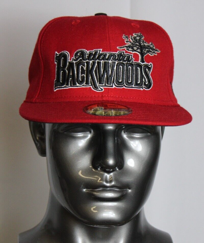 Deadstock FDL x New Era Atlanta Backwoods Script Logo Red Fitted Hat ...