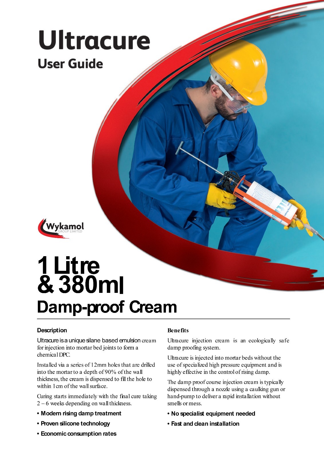 DIY Damp Proof Injection Cream Kit 8 x 380ml BBA Approved Wykamol ...