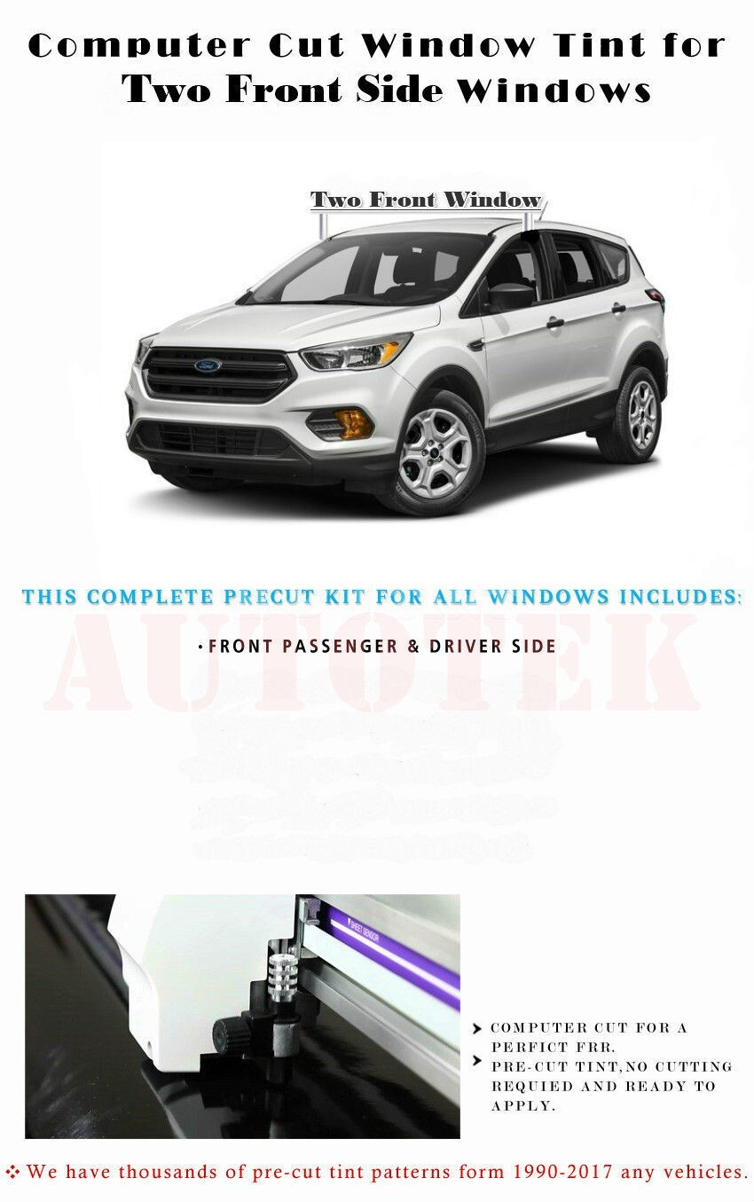 PreCut Film Front Two Door Windows Any Tint Shade For Honda HR-V 2016 ...