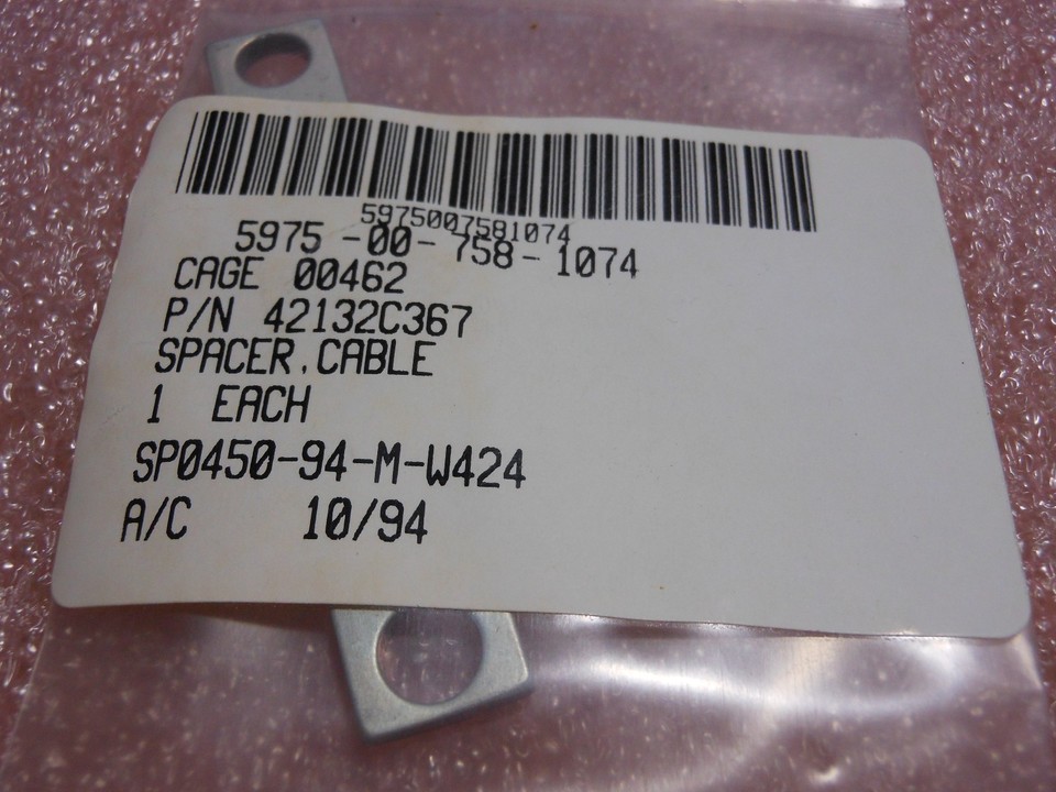 TRIUMPH GEAR SYSTEMS / GOODRICH CABLE SPACER # 42132C367 NSN: 5975-00-758-1074 | eBay