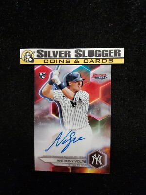 2023 Anthony Volpe Bowman's Best On Card Auto #B23-AV RC Rookie Card NY ...