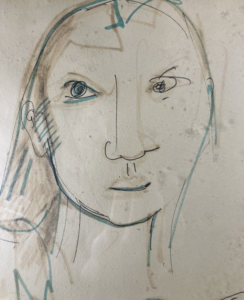 Bernard LORJOU (1908-1986) Tecnica Mista Gouache Acquerello Crayon ...