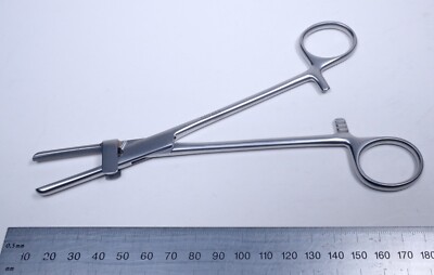 Aesculap #MD653 Tubing Clamp w Guard 7" Stainless Steel Surgical ...