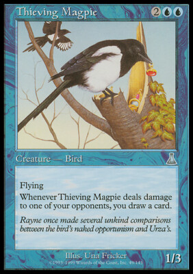 MTG Magic the Gathering Thieving Magpie (49/143) Urza's Destiny MP | eBay