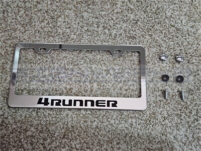 4 Runner Chrome Stainless Steel US/Canada License Plate Frame | eBay