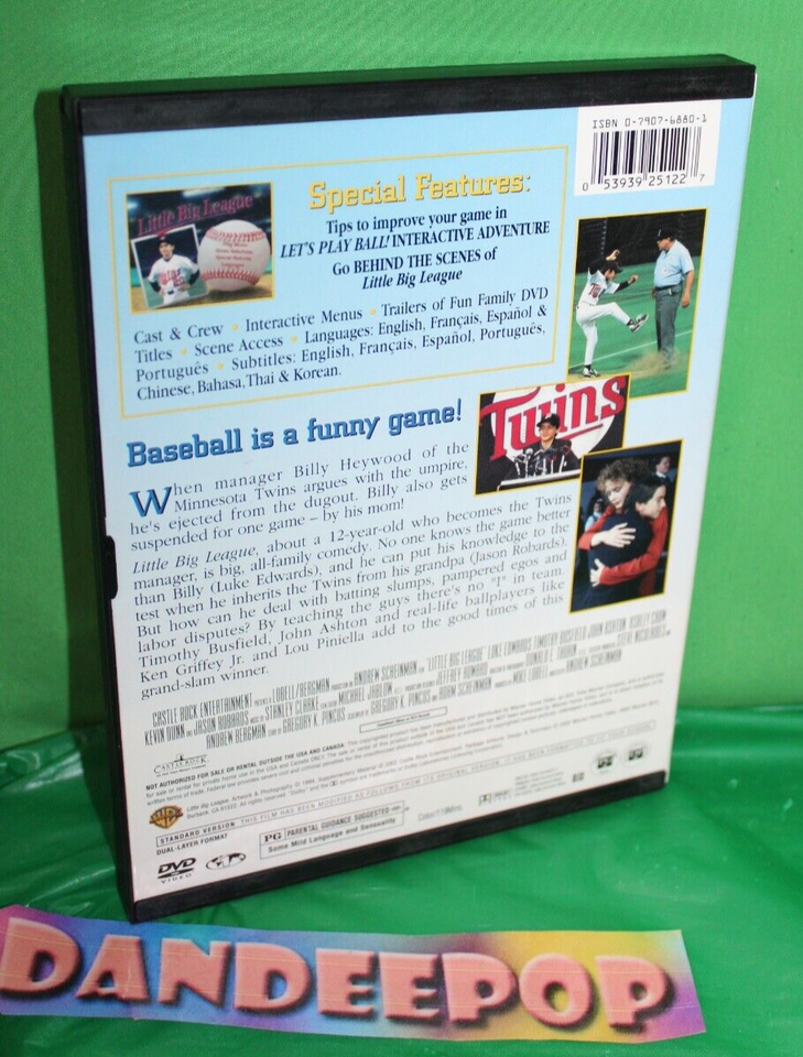 Little Big League DVD Movie 53939251227| eBay