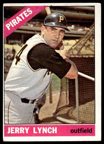 1966 TOPPS JERRY LYNCH 182 VG BASEBALL PITTSBURGH PIRATES | eBay