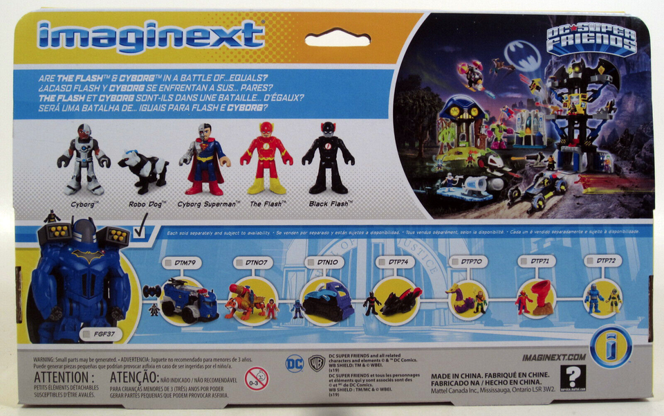 Fisher Price Imaginext DC Super friends Heroes Villains Black Flash ...