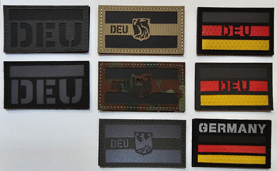 Patch DEU Germany | Bundeswehr Tactical Military Army Airsoft | Flagge ...