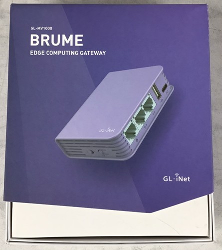 GL.iNet BRUME GL-MV1000 Edge Computing Gateway OpenVPN Wireguard VPN ...