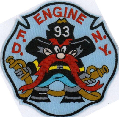 New York City - Engine - 93 "Yosemite Sam" (4" x 4" size) fire patch | eBay