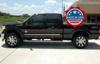 2008-2016 Ford F-250/F-350 Crew Cab Body Side Molding 4Pc Trim 1 ...