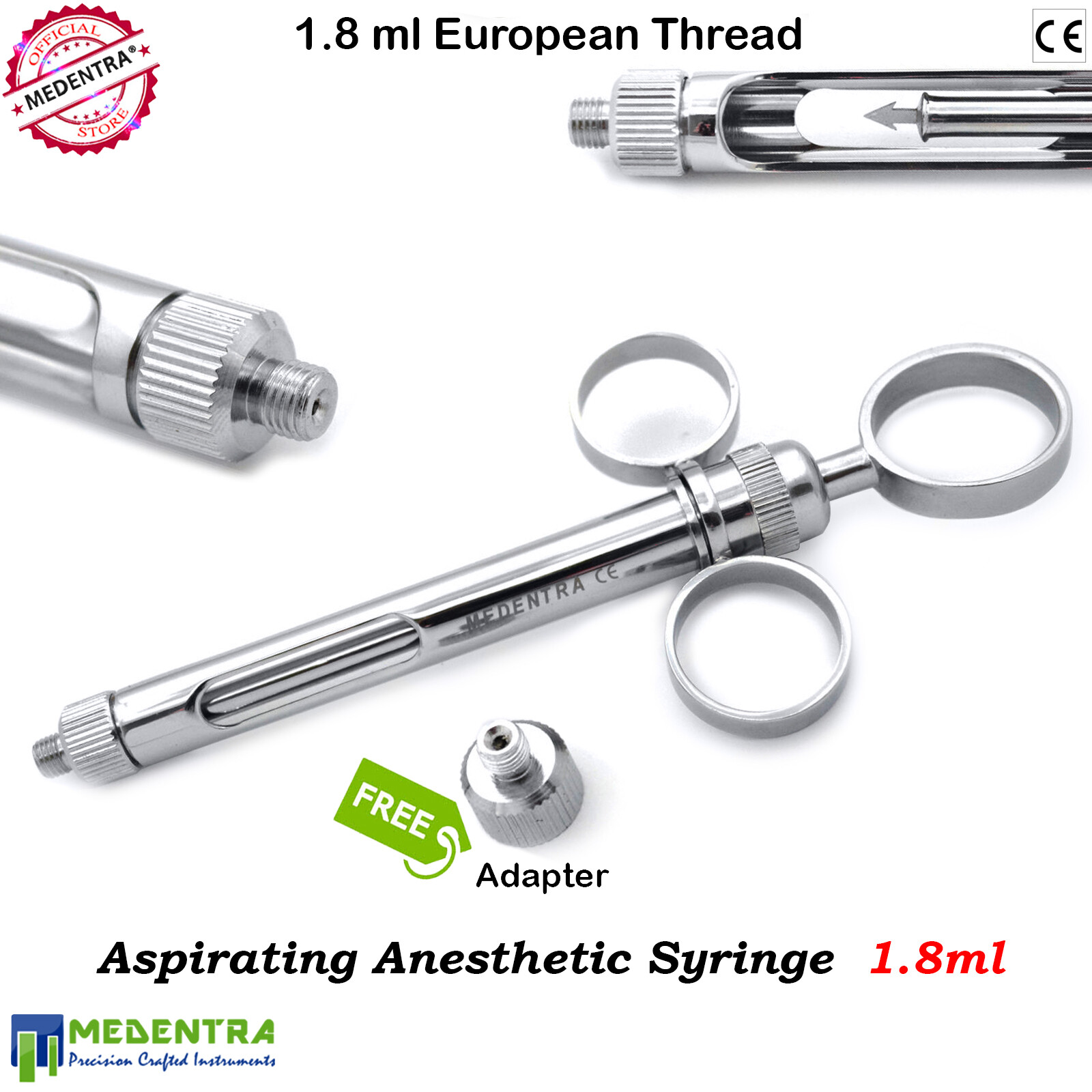 Anesthetic Aspirating Syringe