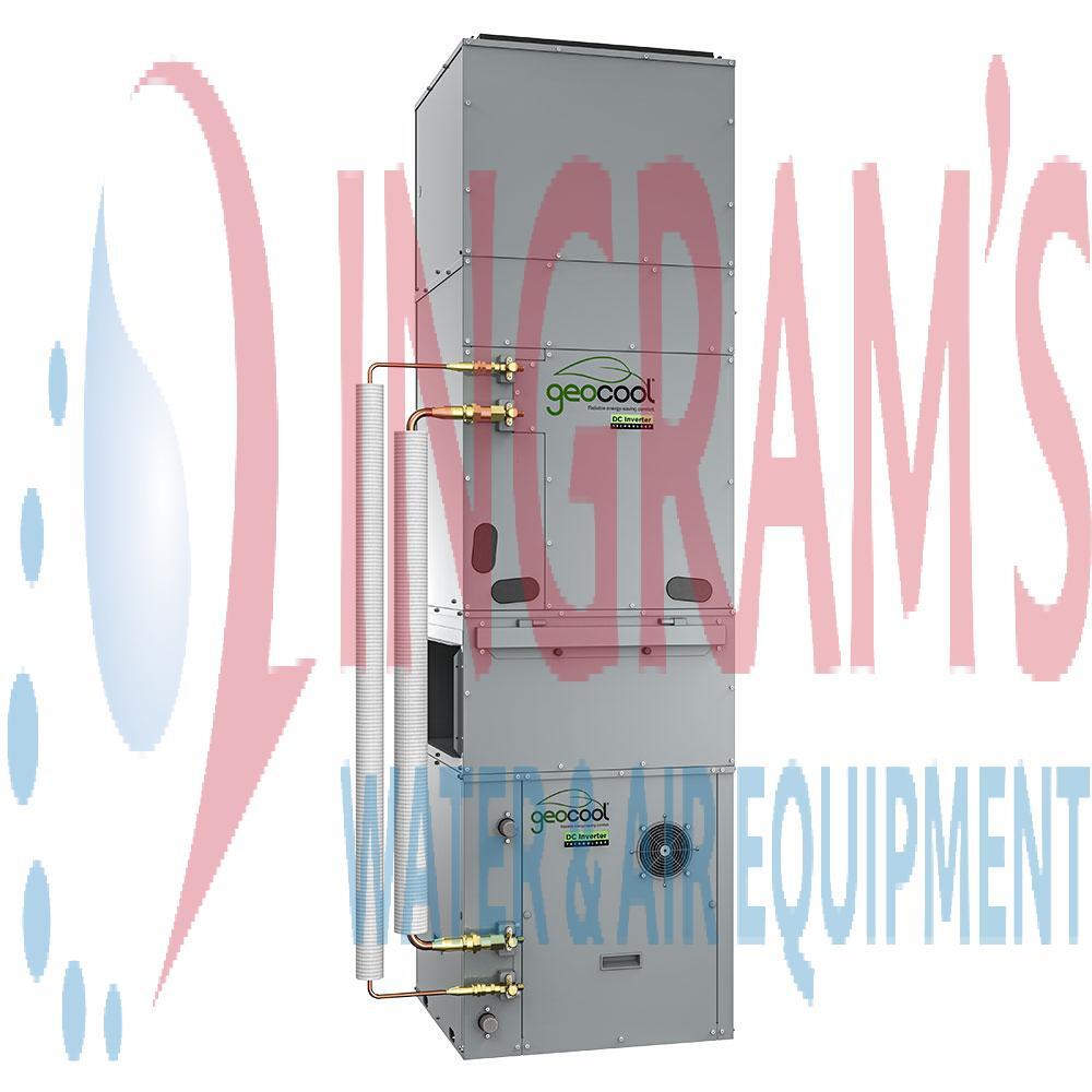 5 Ton 71 EER2 GeoCool Geothermal Heat Pump Vertical Package Unit ...