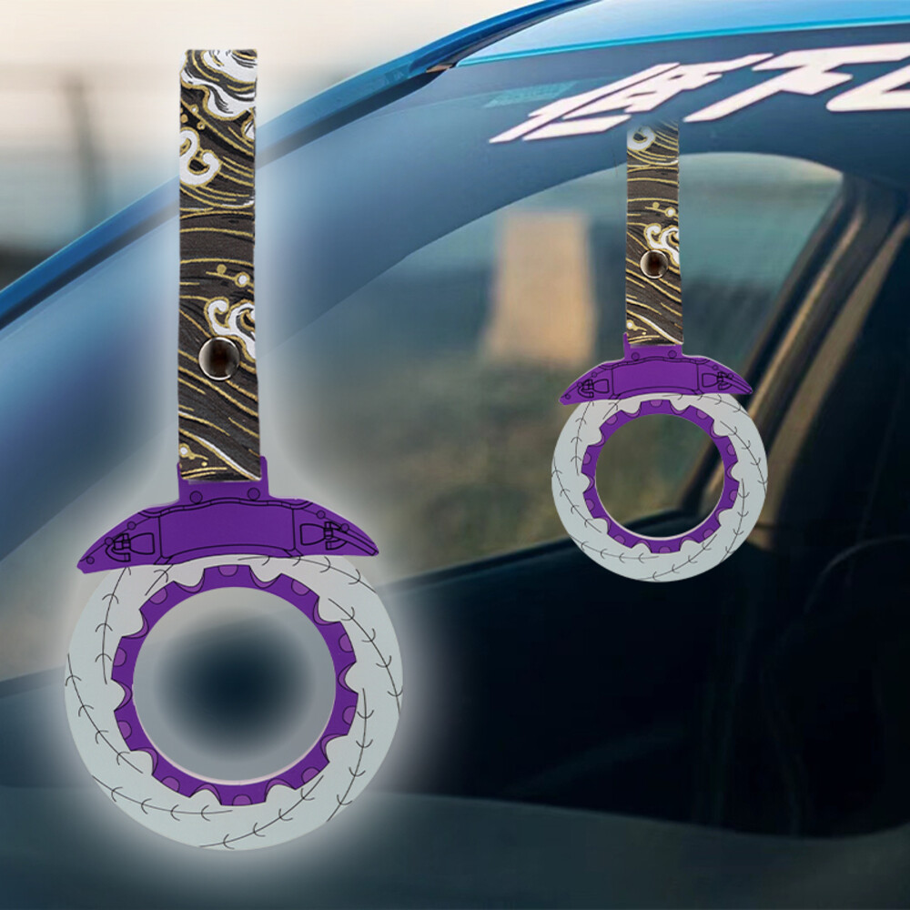 JDM Cute Brake TSURIKAWA PP Ring Car Bus Train Handle Strap Nylon JP GR ...