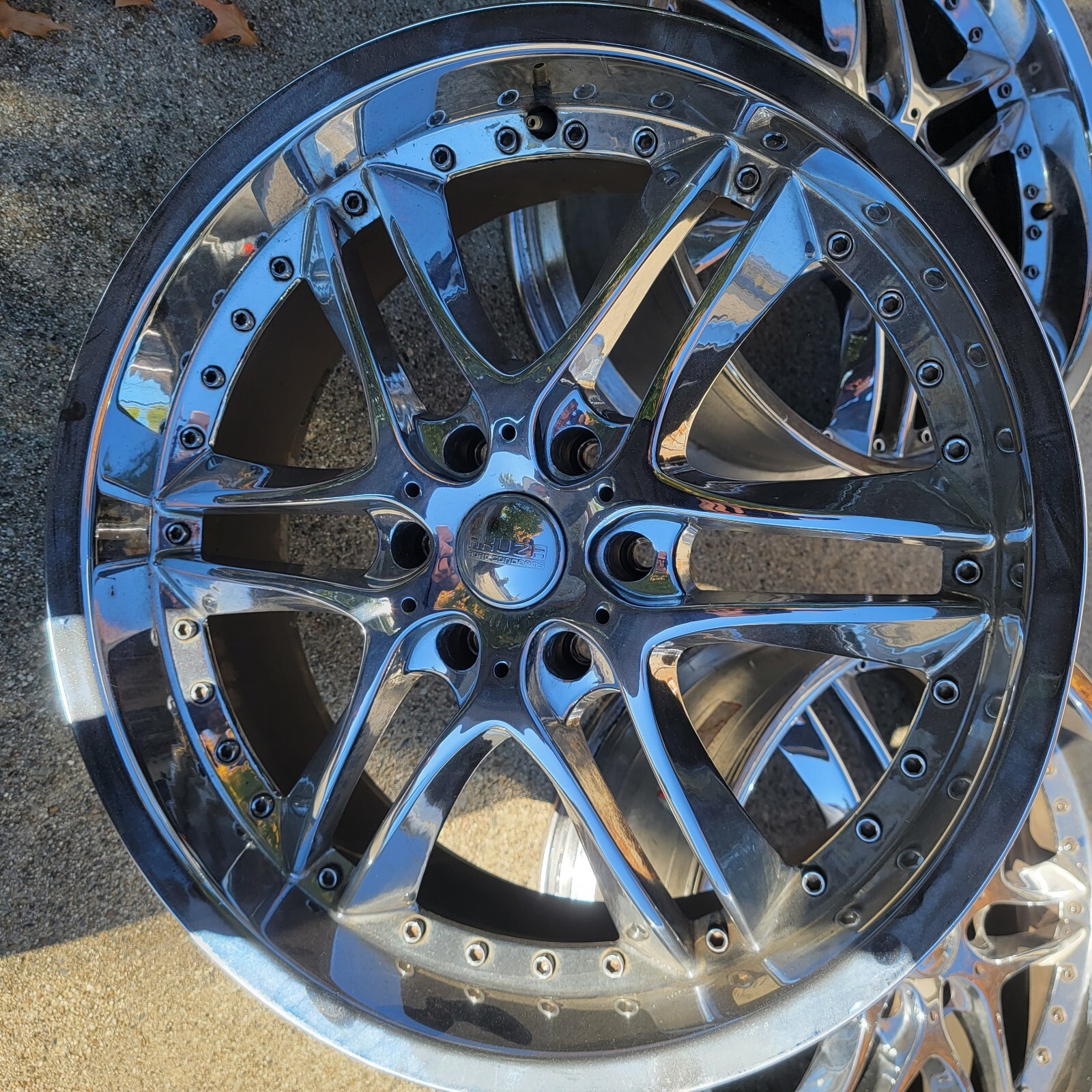 Akuza 381 Blade Chrome Wheels Rims + Caps 20" 6x127 HB77 ET+35 | One ...