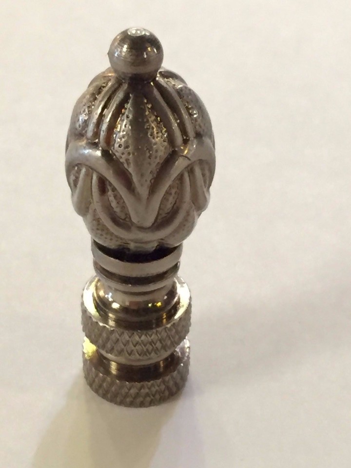 Antique Silver Ringlets Finial Lamp Shade Topper Decorative Lampshade ...