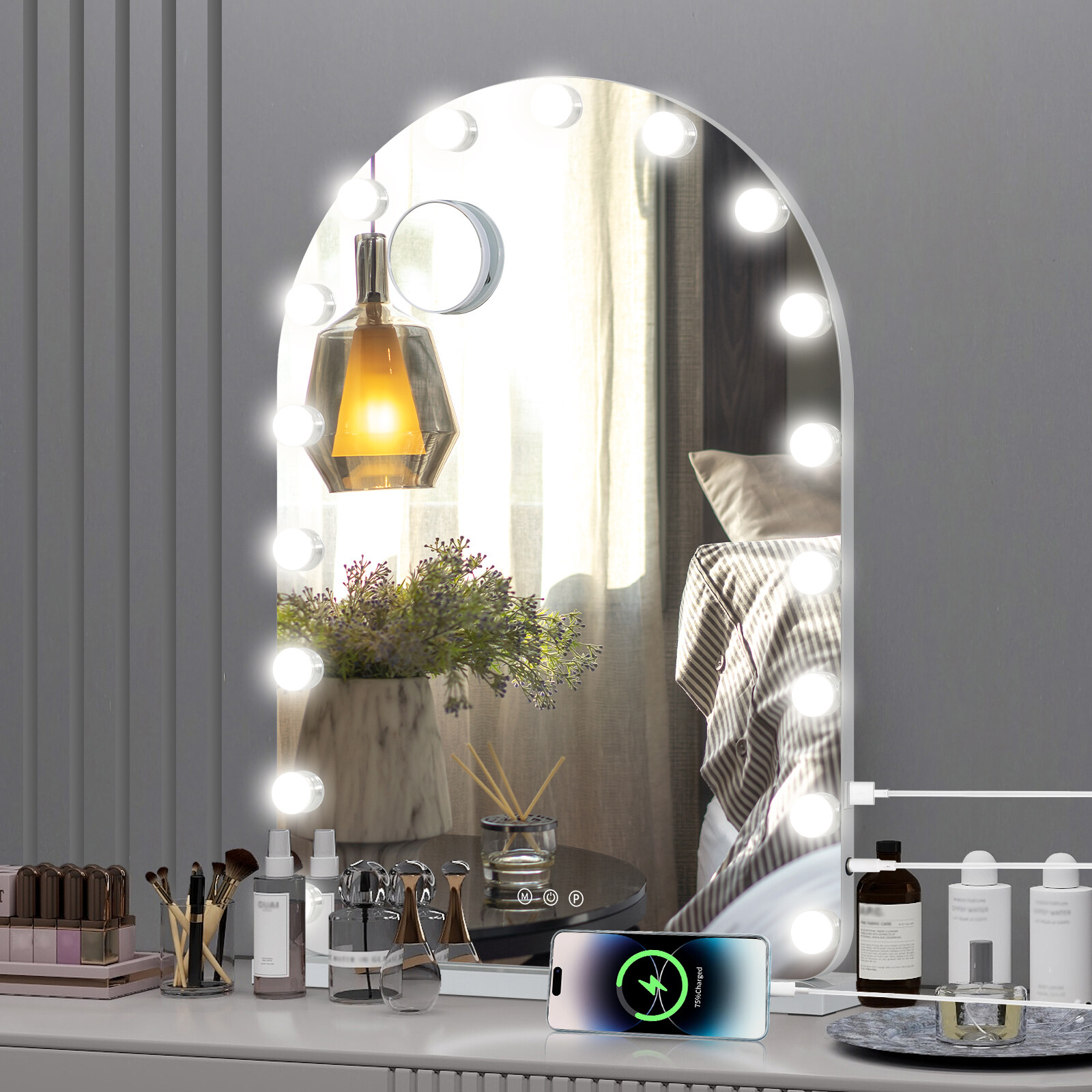 ELECWISH Hollywood Mirror LED Light Up Vanity Make Up Mirror Dressing ...