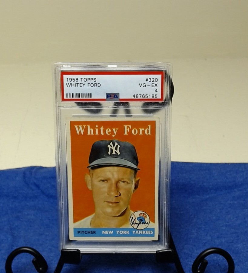 1958 Topps #320 Whitey Ford New York Yankees HOF GRADED PSA 4 VG-EX | eBay