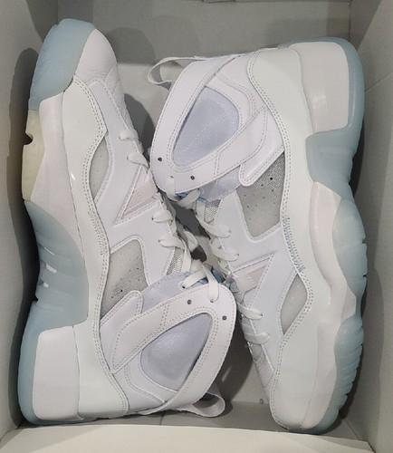 NEW Women's Size 12 / Men's 10.5 Air Jordan Jumpman Two Trey White Ice ...