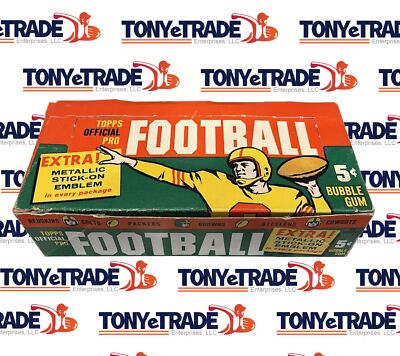 1960 Topps Football Empty 5 Cent Wax box | eBay
