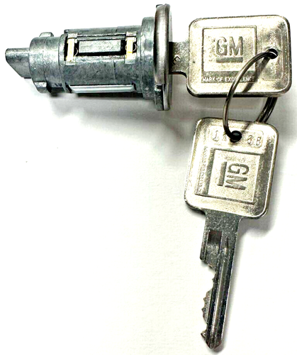 GM In-Dash Chevy GMC Ignition Key Switch Lock Cylinder Tumbler W/2 Keys ...