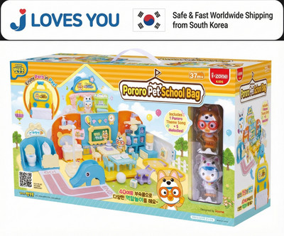 Pororo Pet School Bag Play Set with 2 Figure Kids Toy - 뽀로로 펫 스쿨가방 | eBay
