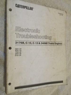 Caterpillar Cat 3176B C-10 c-12 Truck Engine Electronic Troubleshooting ...