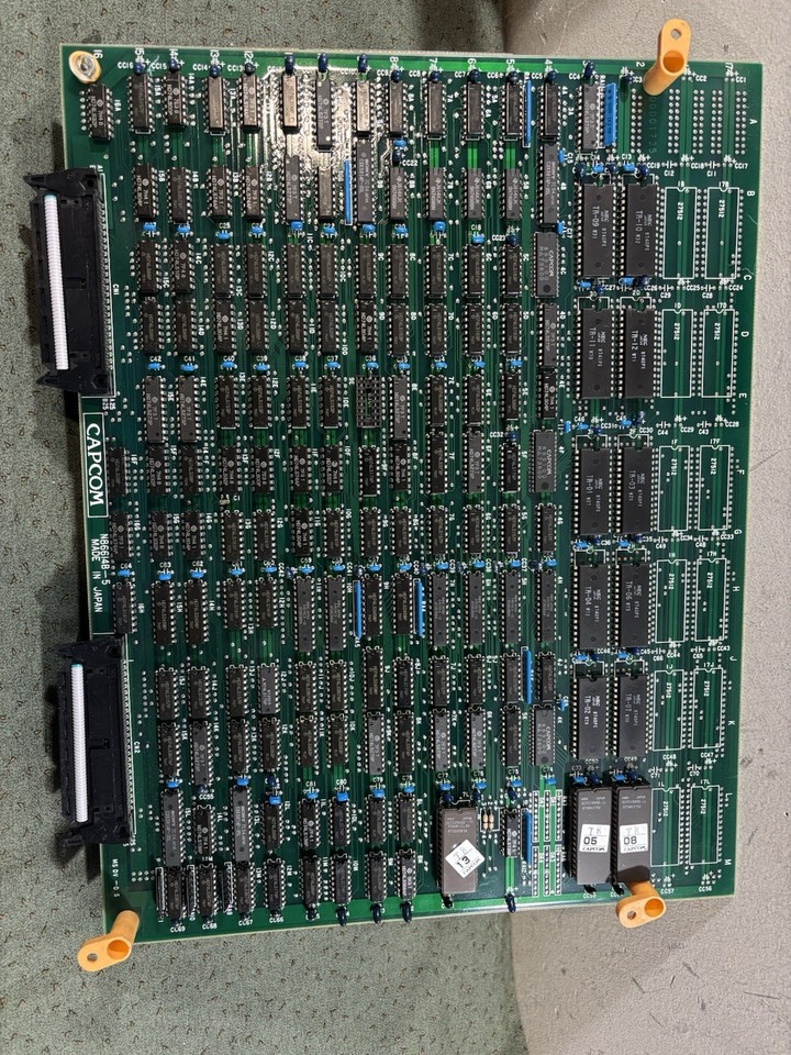 ROAD TIGER (CAPCOM) Original JAMMA PCB FOR ARCADE NOT WORKING SOLD AS ...