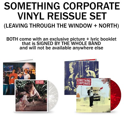 Something Corporate Leaving Through The Window + North Vinyl SIGNED SET ...