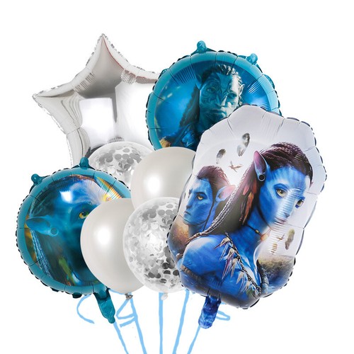 Avatar 2 Helium Foil Balloon Party Supplies Jake Sully Neytiri Tonowari ...