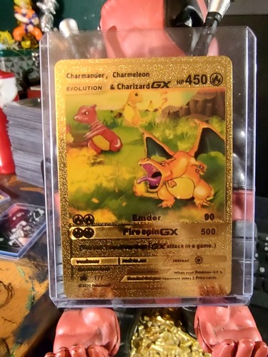 2020 POKEMON CHARMANDER,CHARMELEON & CHARIZARD GX EMDER FIRE SPIN GX ...